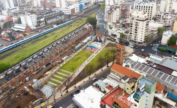 Se inauguró una parte del Parque de la Estación en Balvanera - Nueva Ciudad